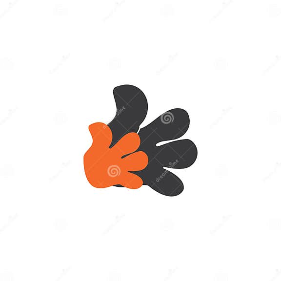 Hand Wave Logo Template Vector Symbol Stock Vector - Illustration of ...