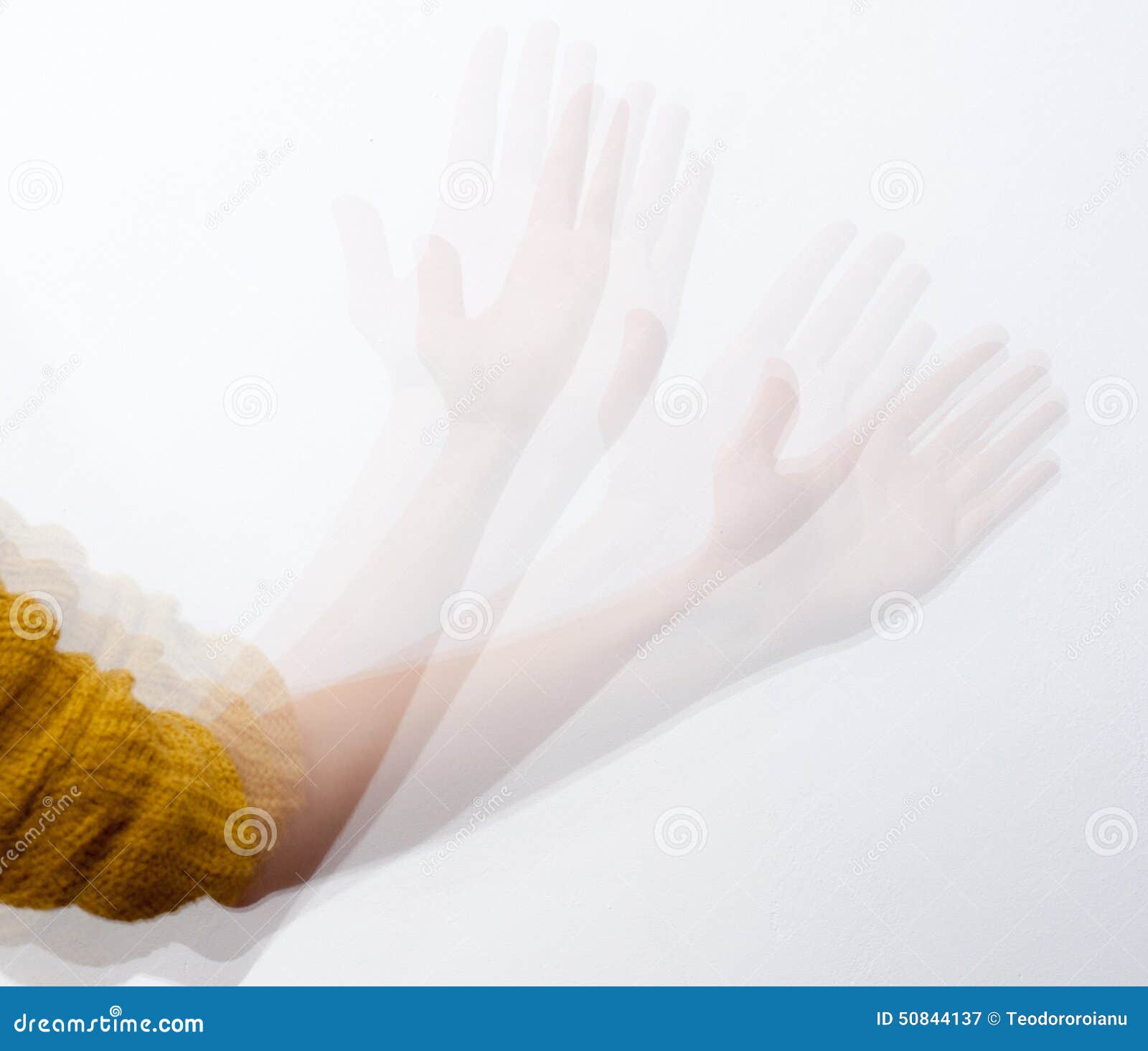 Hand waving stock image. Image of cutting, delicate, woman - 50844137