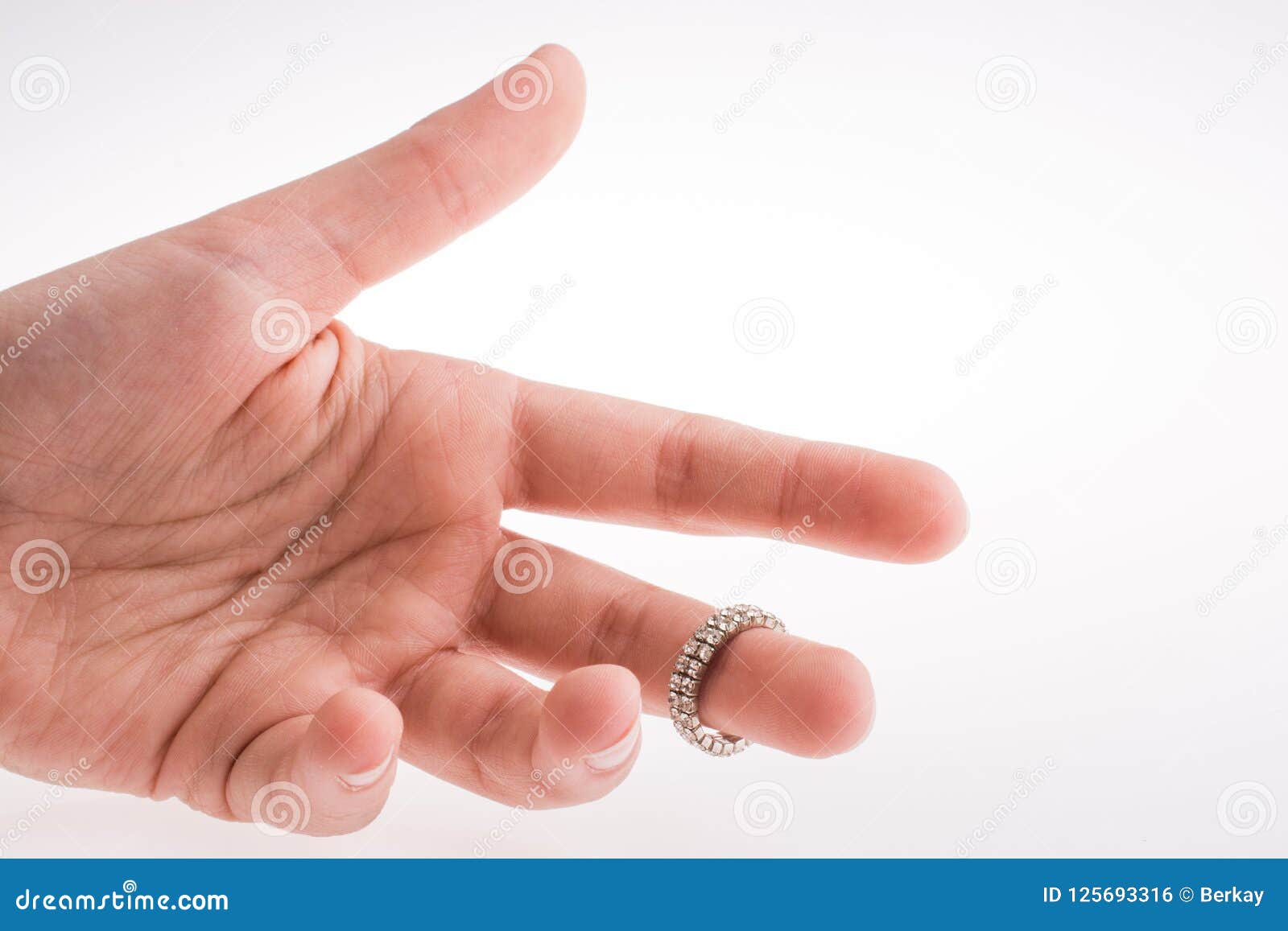 Hand wearing a ring stock photo. Image of accessory - 125693316