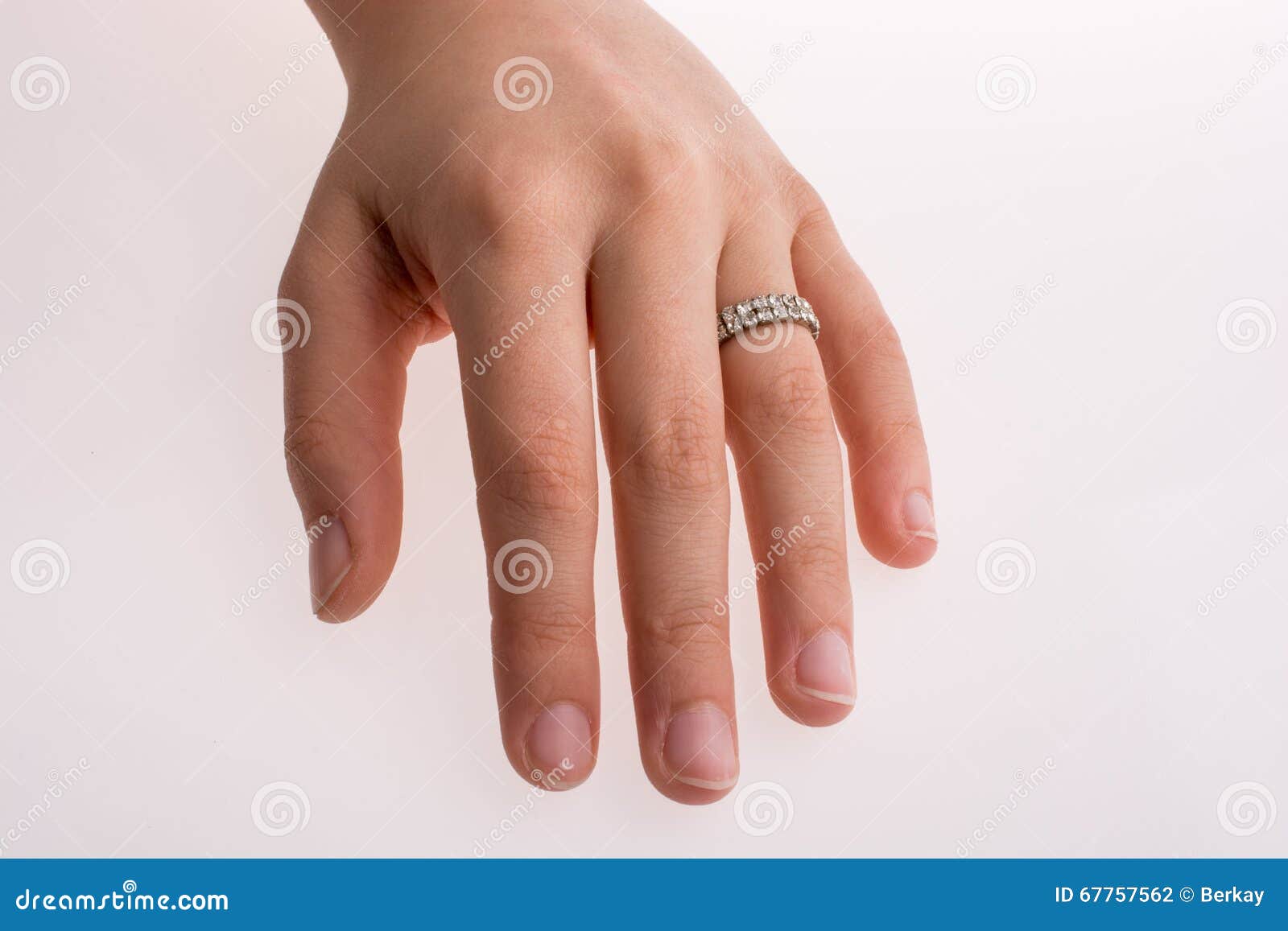 Hand wearing a ring stock photo. Image of gift, precious - 67757562