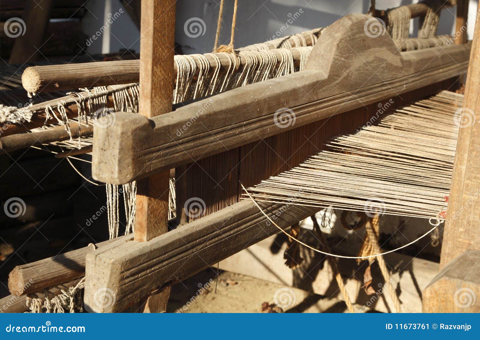 Hand Weaving loom detail stock image. Image of detail - 11673761