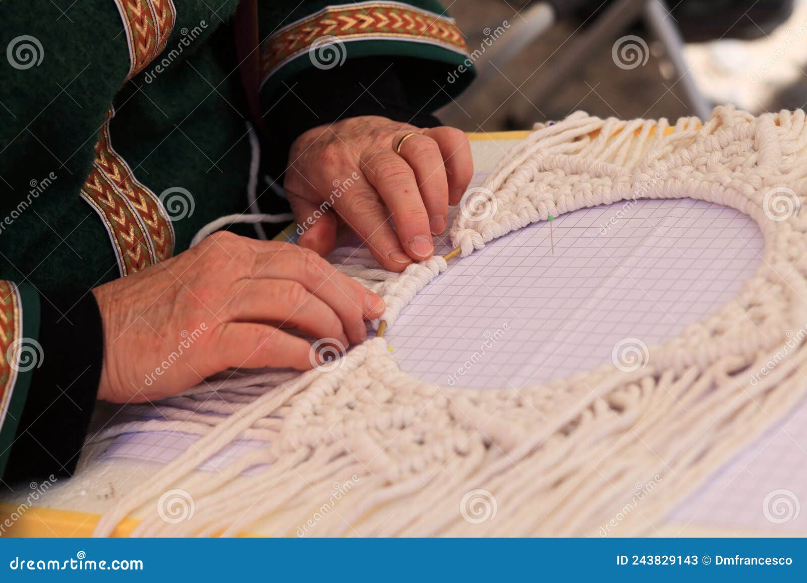 Hand Weaving of Vegetables for Chairs or Hats Stock Image - Image of ...