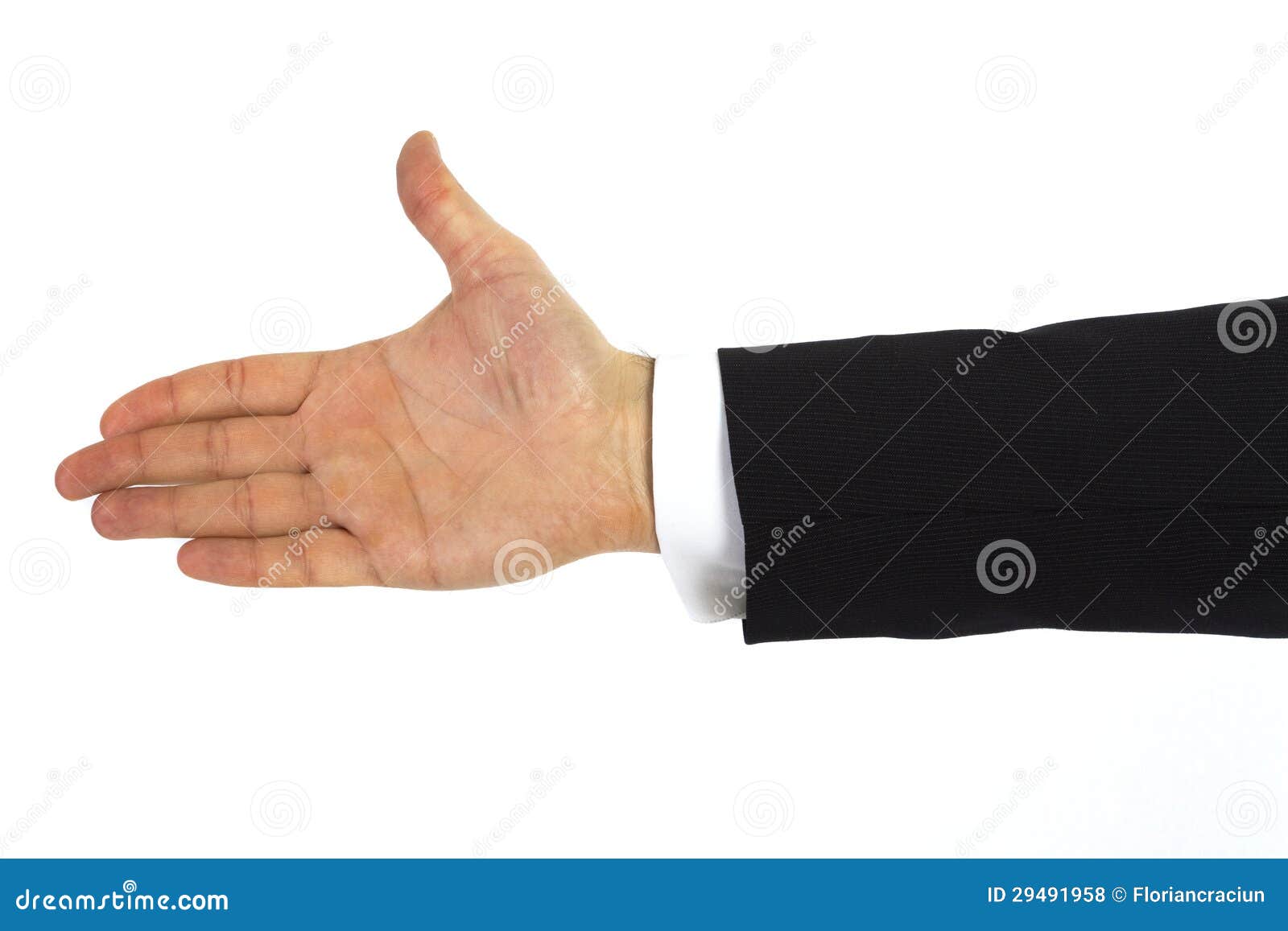 Hand welcoming stock photo. Image of banker, executive - 29491958