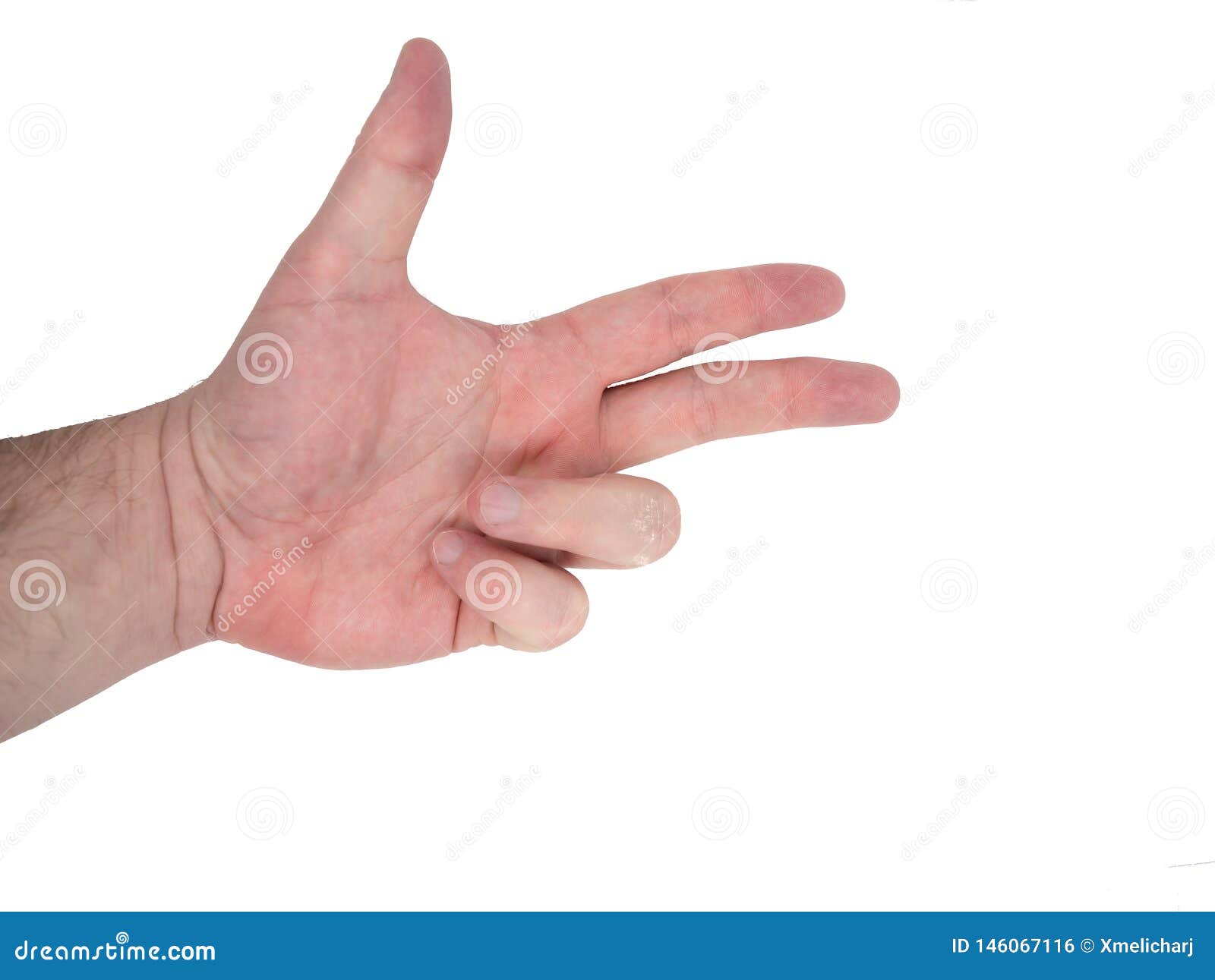 Hand on White Background Counting Stock Photo - Image of hands, human ...