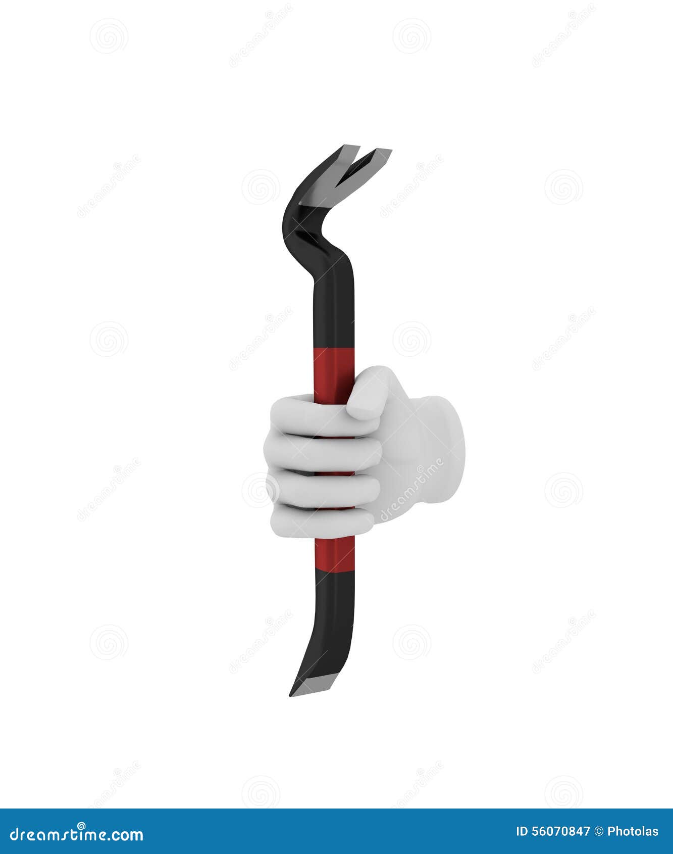 Hand Crowbar Metal Cartoon Vector Illustration | CartoonDealer.com ...