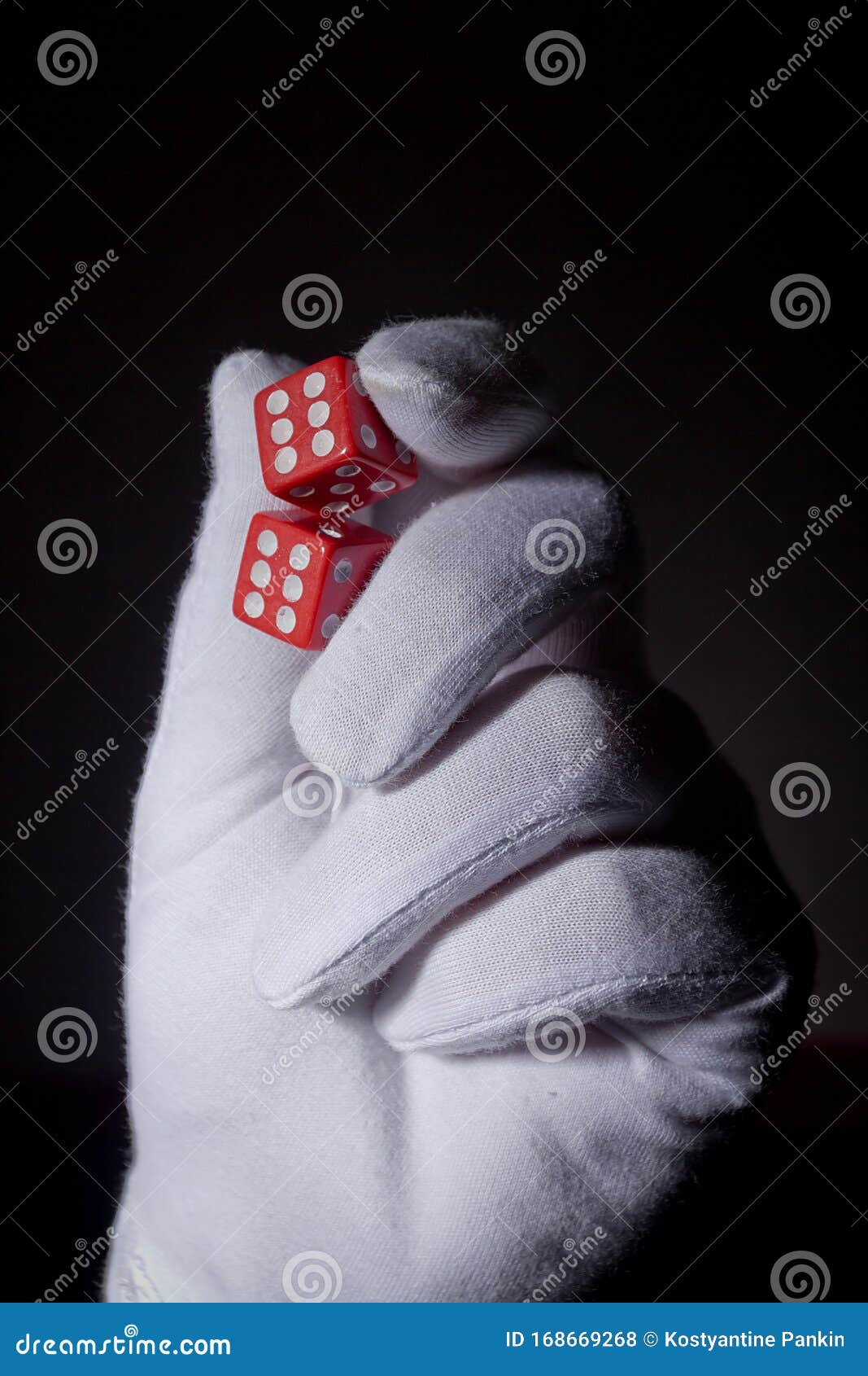 Hand with dice stock photo. Image of black, entertainment - 168669268