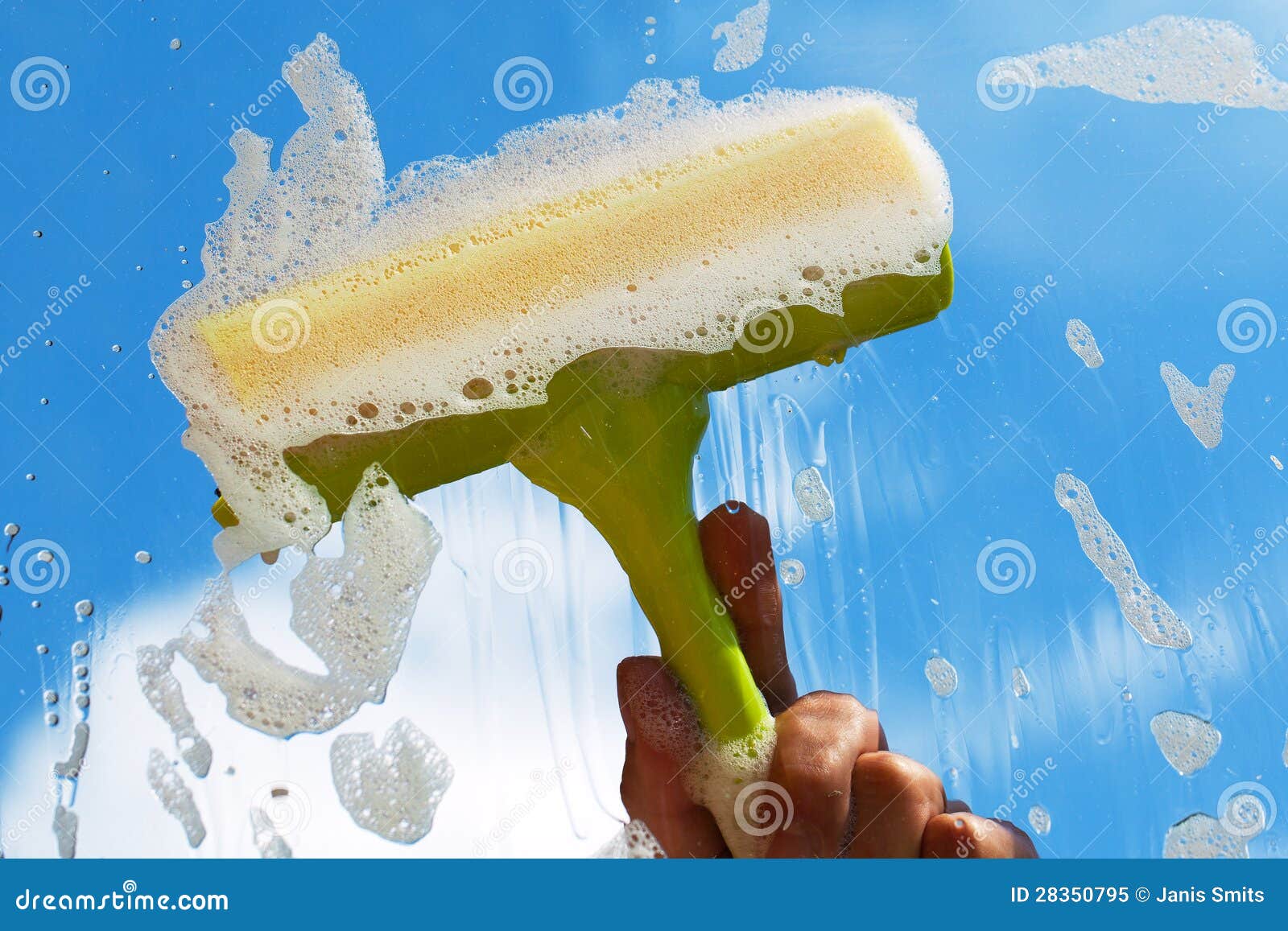 Hand and window. stock image. Image of transparent, holding - 28350795