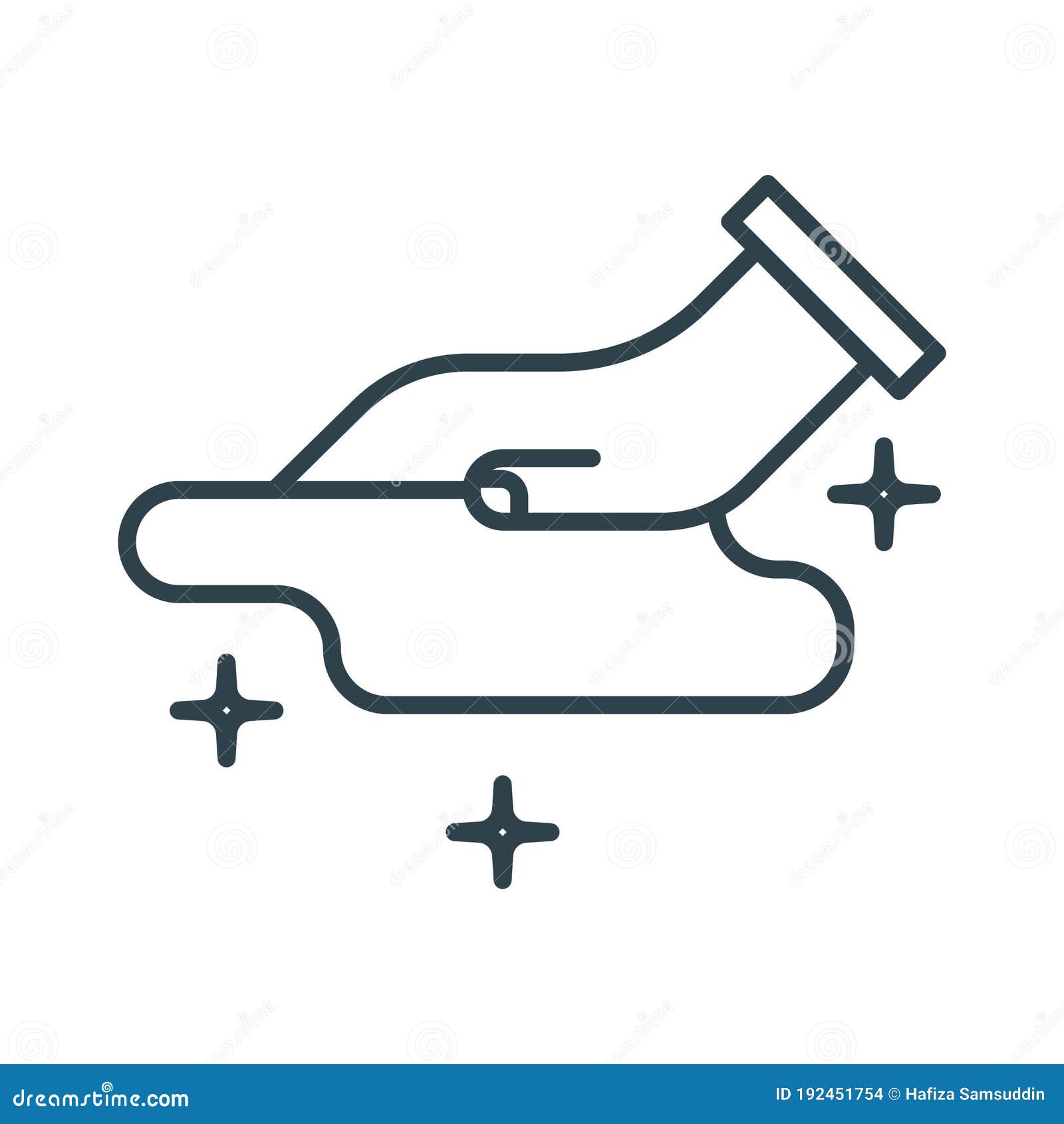 Hand Wiping Vector Illustration. Vector Illustration Decorative Design ...