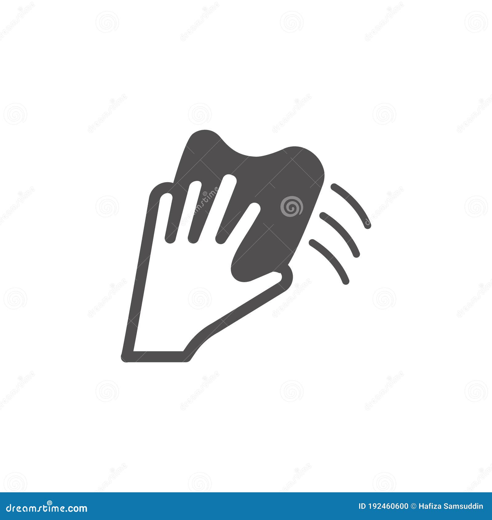 Wiping Vector Icon On White Background. Flat Vector Wiping Icon Symbol ...