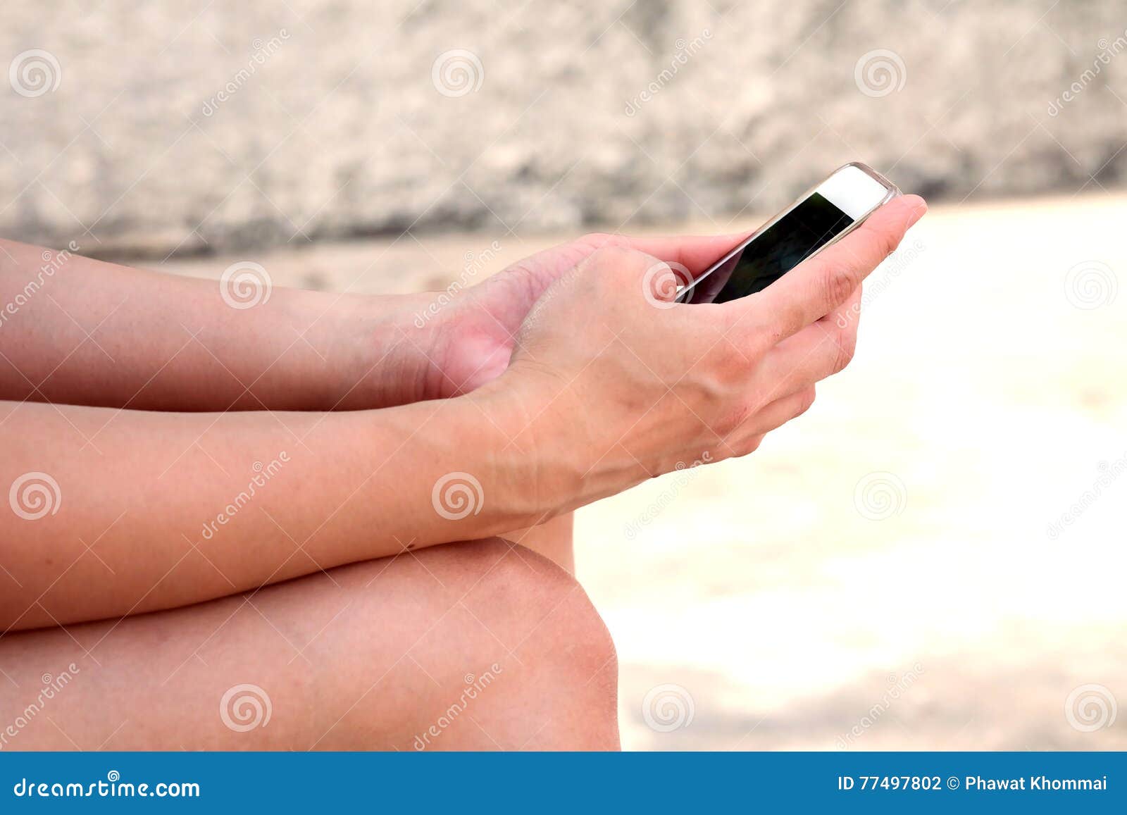 Hand of Woman Using Mobile Smart Phones Stock Photo - Image of business ...