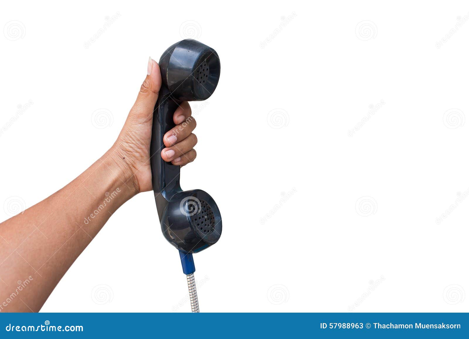Hand women hold telephone stock image. Image of information - 57988963