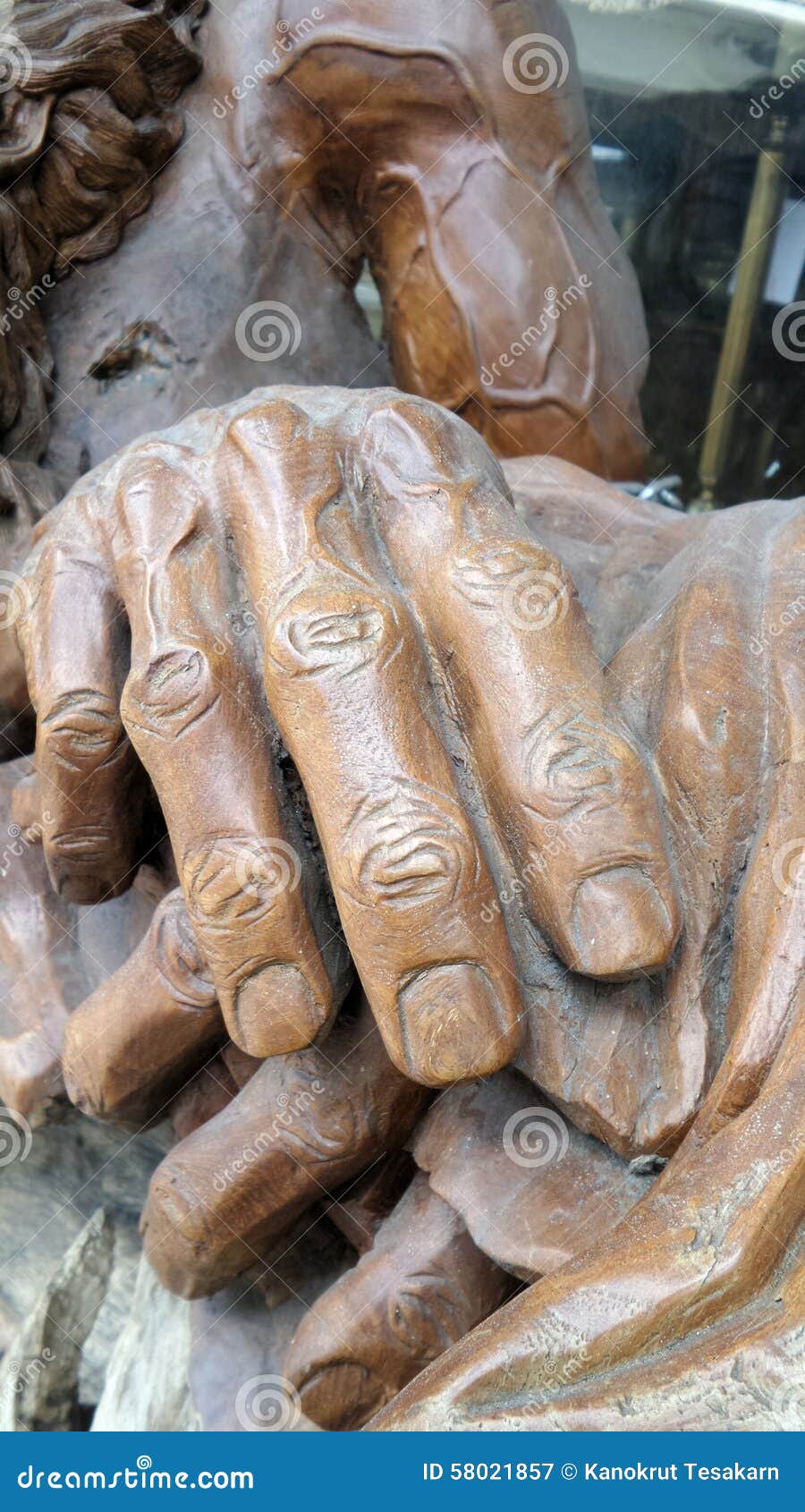 Hand wood carving stock image. Image of touch, csrving - 58021857