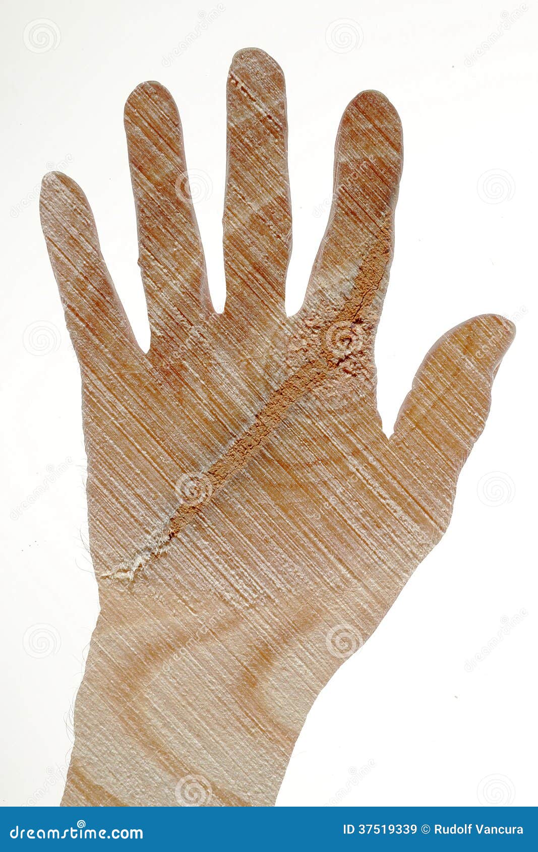 Hand with wood texture stock image. Image of background - 37519339