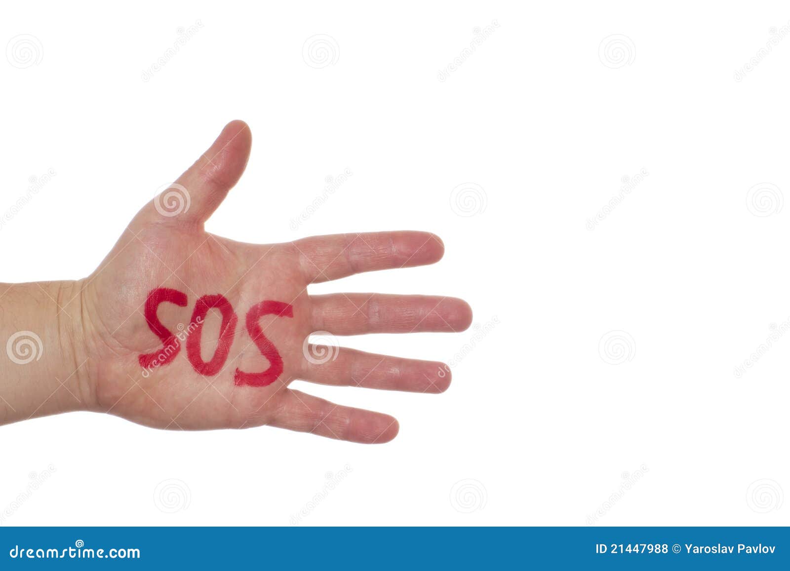 Hand and word sos stock photo. Image of gesture, hand - 21447988