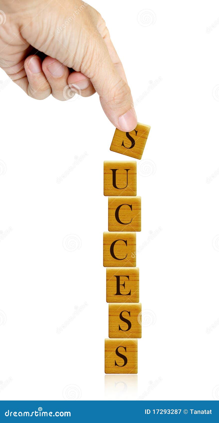 Hand and word success word stock image. Image of golden - 17293287