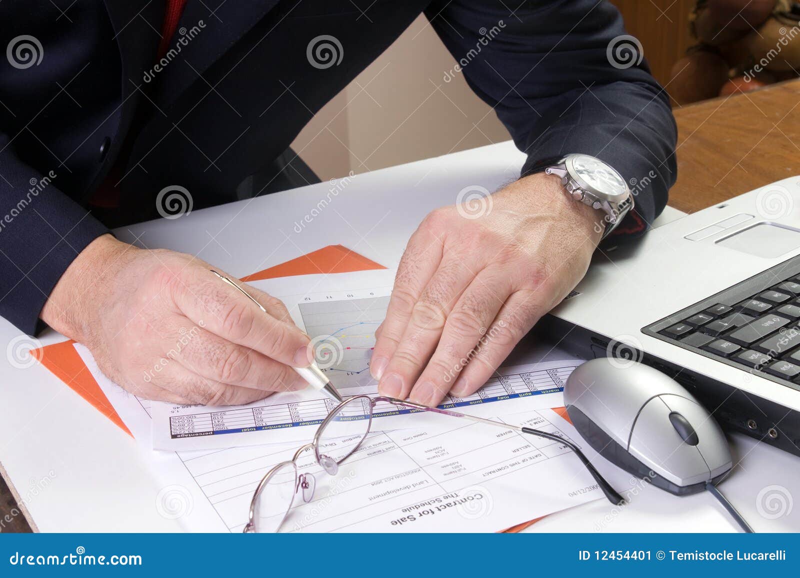 Hand at work stock image. Image of signing, application - 12454401