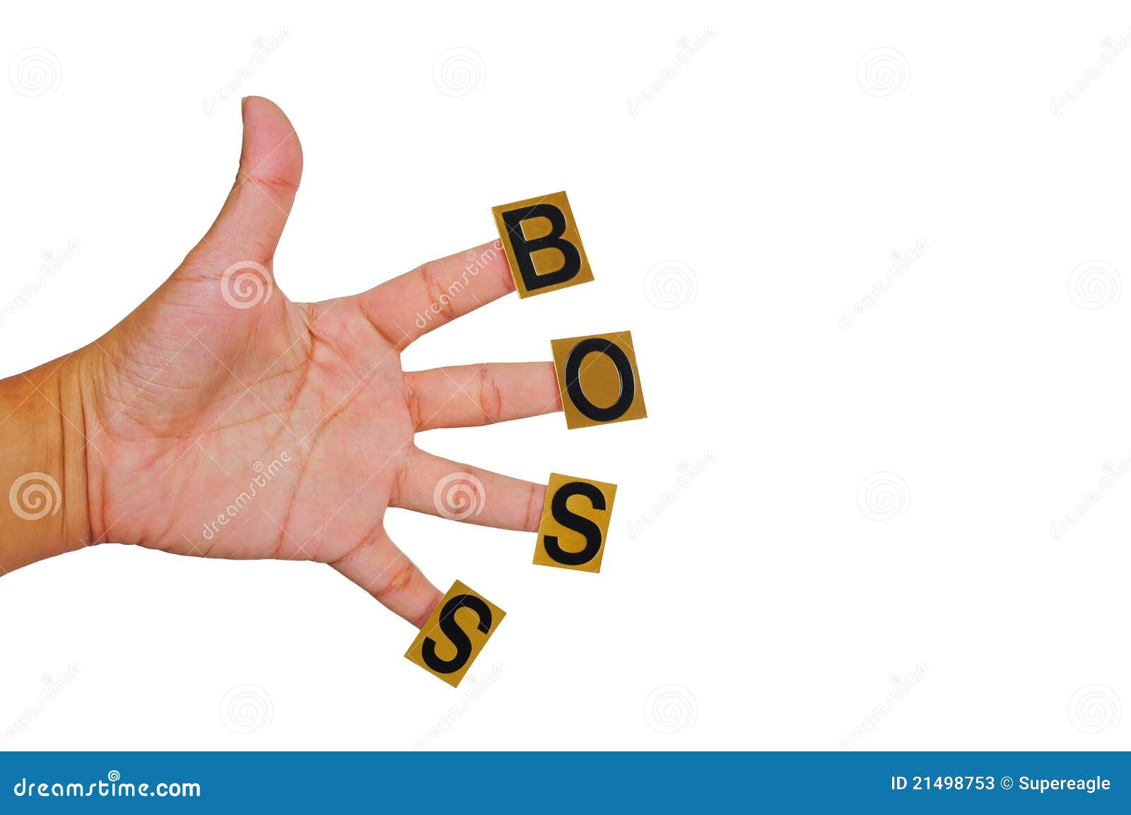 Hand, work hard for boss stock image. Image of good, love - 21498753