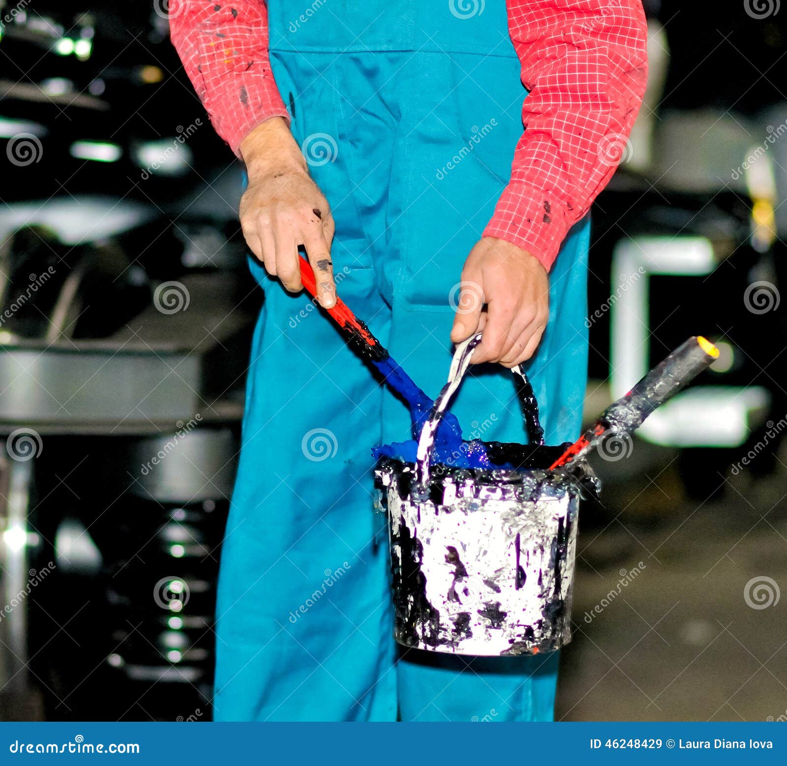Hand of a Worker in a Factory Stock Image - Image of closeup, figure ...