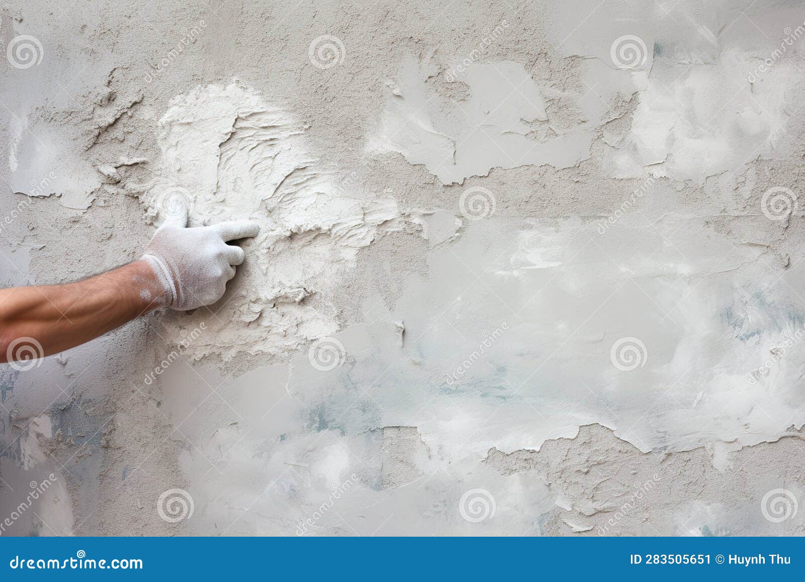 Plastering Cement Brick Wall With Pock Logo Vector Icon Illustration ...
