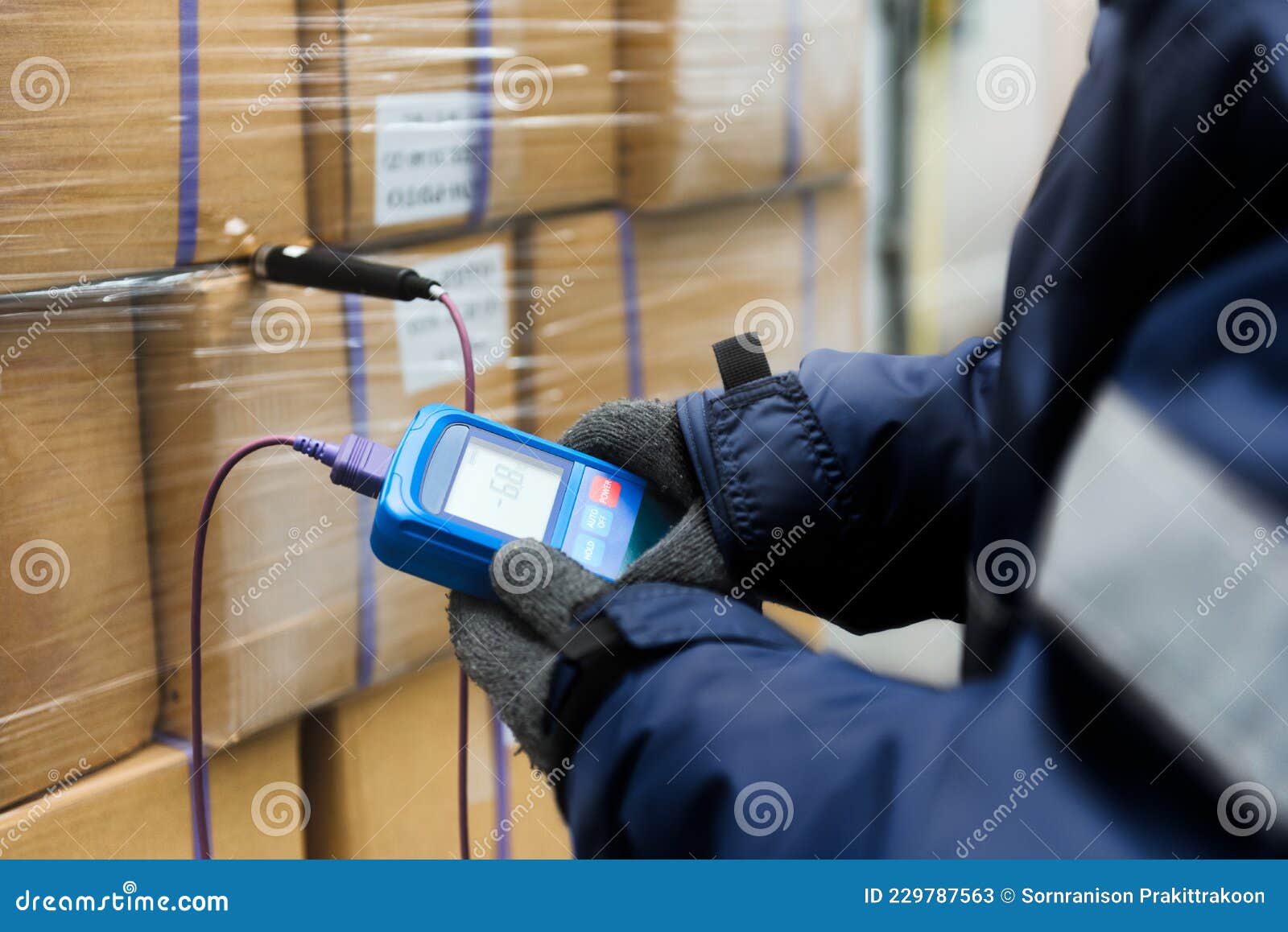 Cold Storage Warehouse Business and Checking Temperature Measurement in ...
