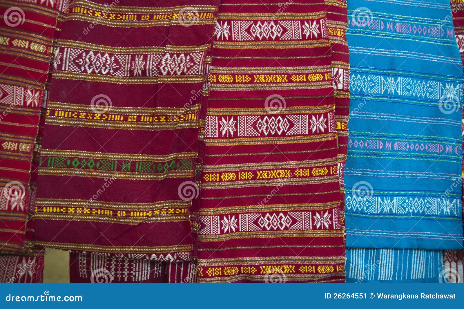 Hand-woven clothing. stock image. Image of asia, material - 26264551