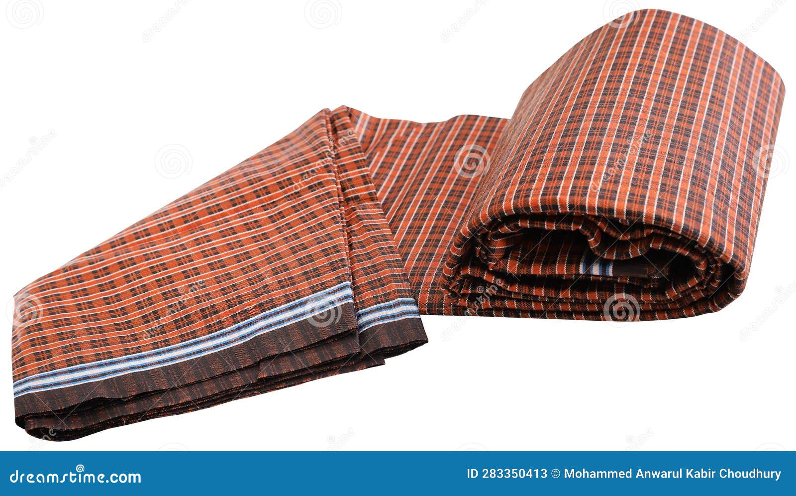 Hand woven cotton lungi stock image. Image of cloth - 283350413