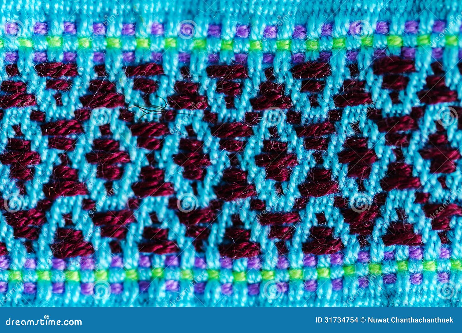 Hand woven fabric stock photo. Image of texture, pattern - 31734754