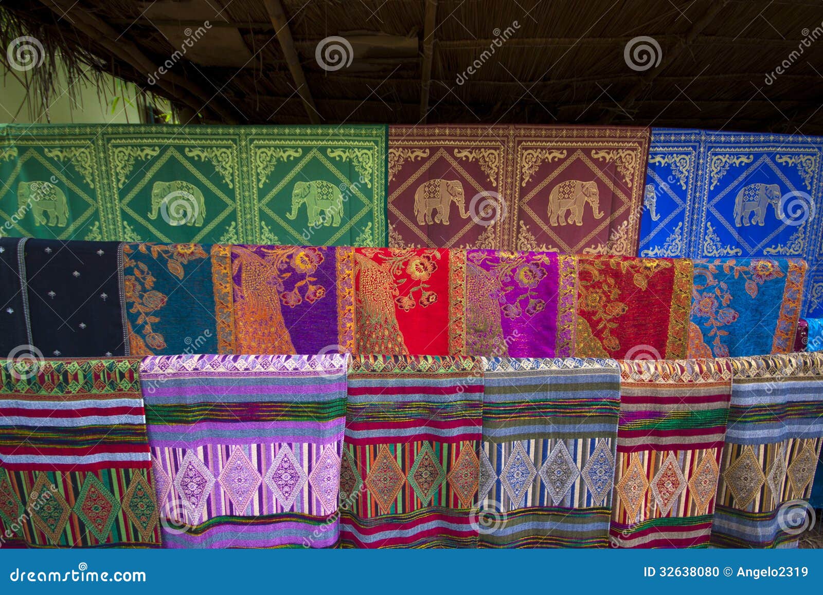Hand woven fabrics stock photo. Image of cultural, craft - 32638080