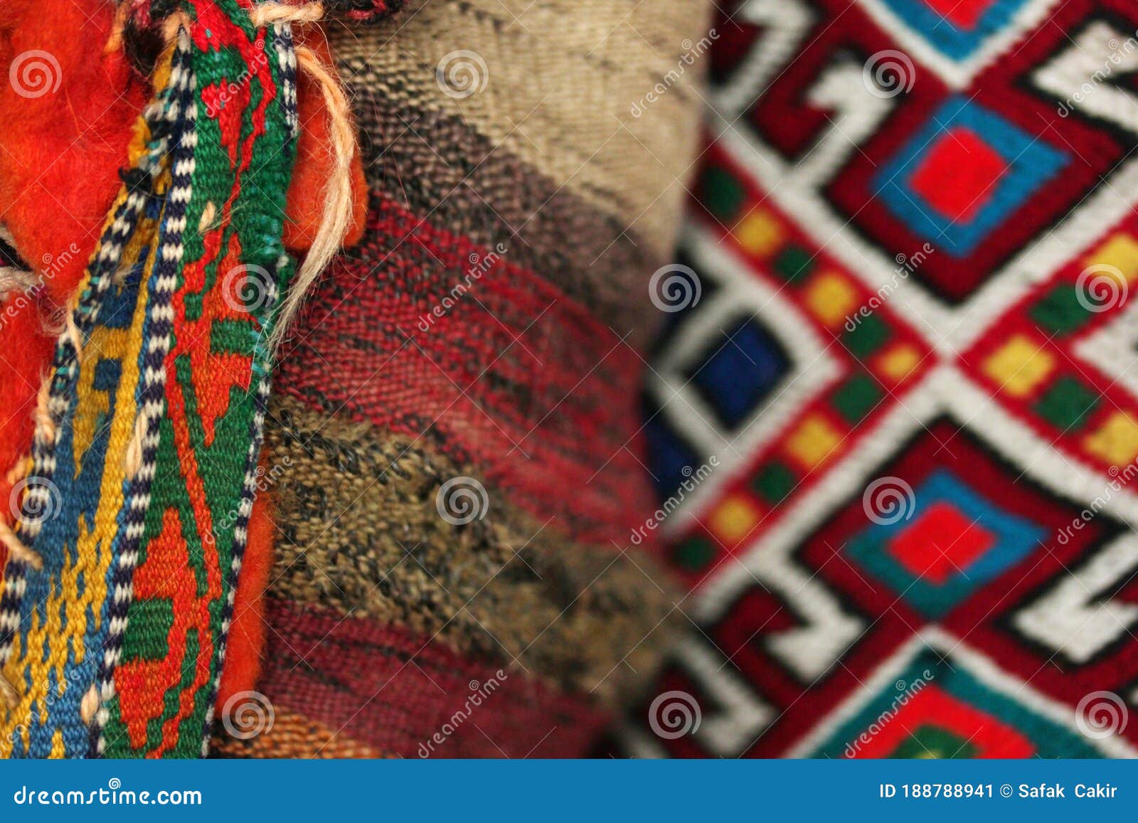 Hand woven wool sack. stock image. Image of indigenous - 188788941