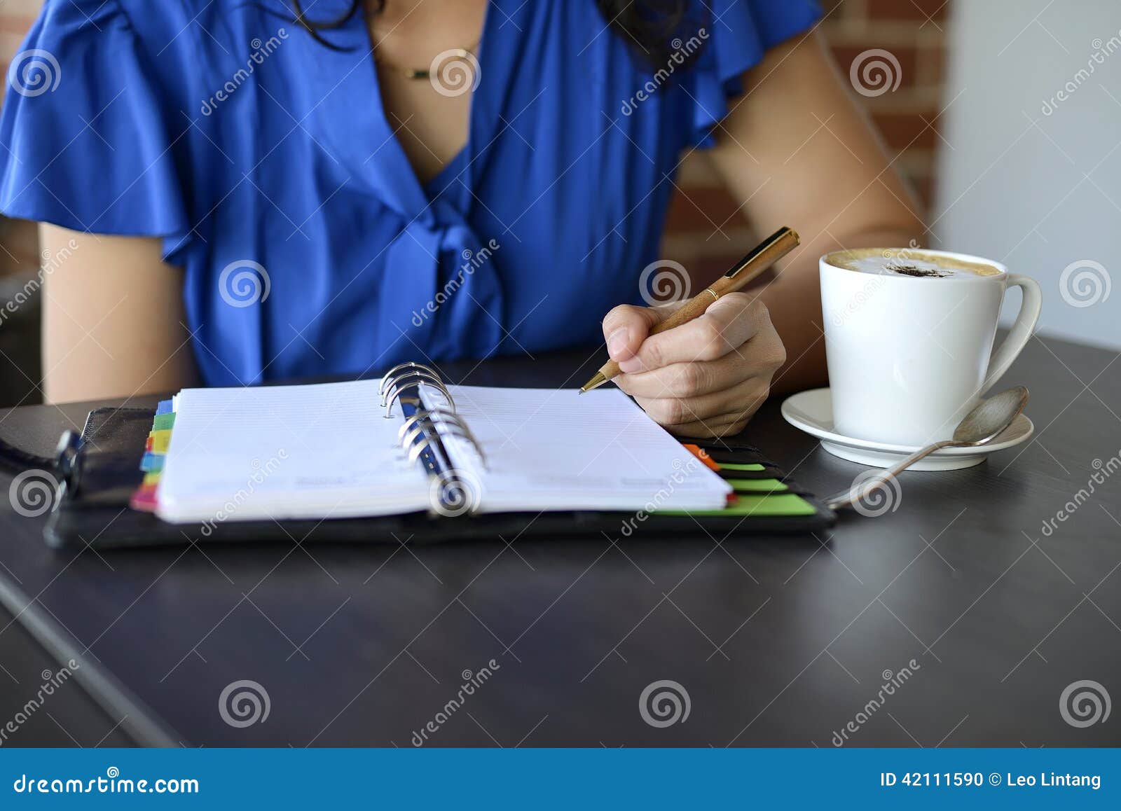 Hand write notebook stock photo. Image of memo, work - 42111590
