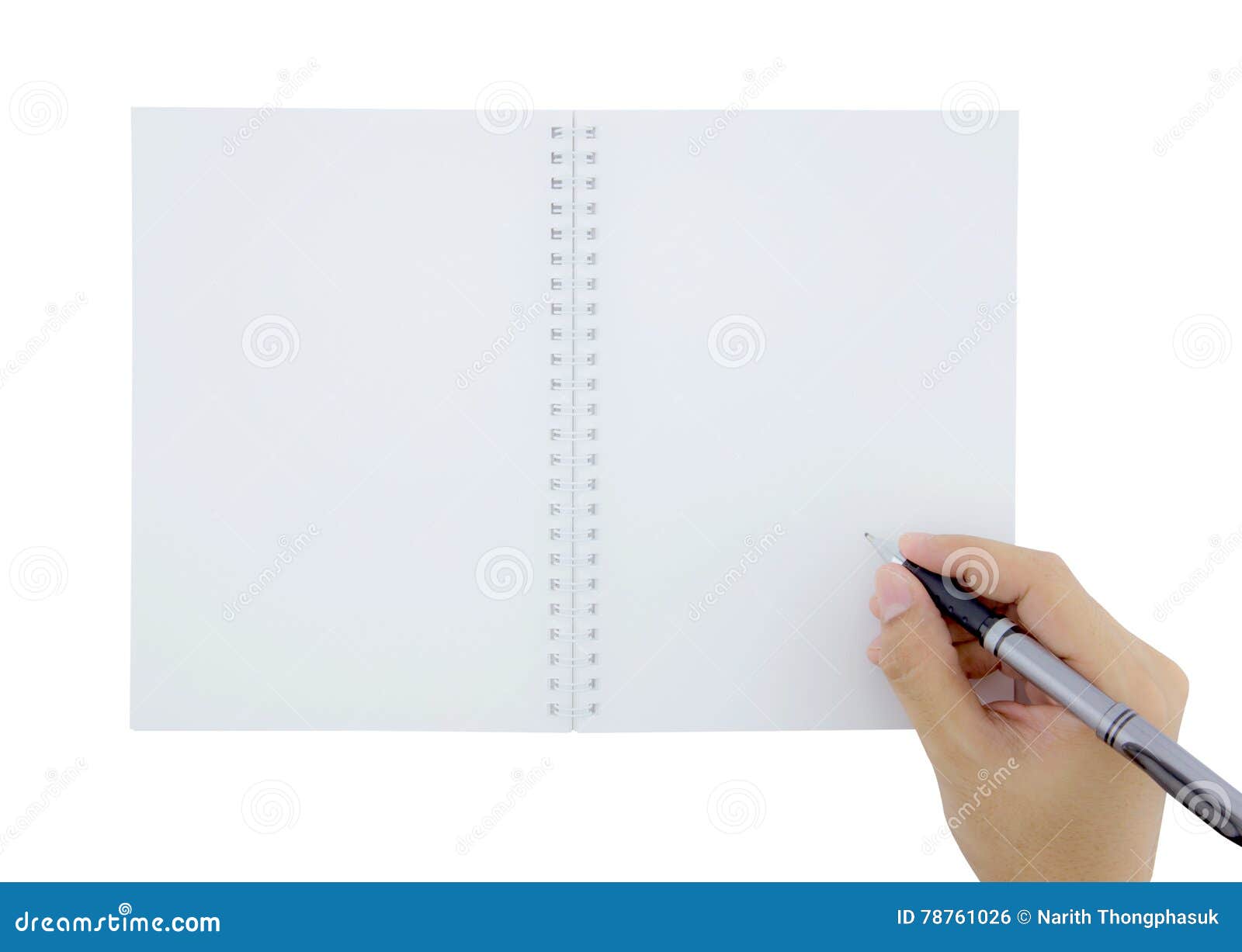 Hand write on the notebook stock photo. Image of space - 78761026