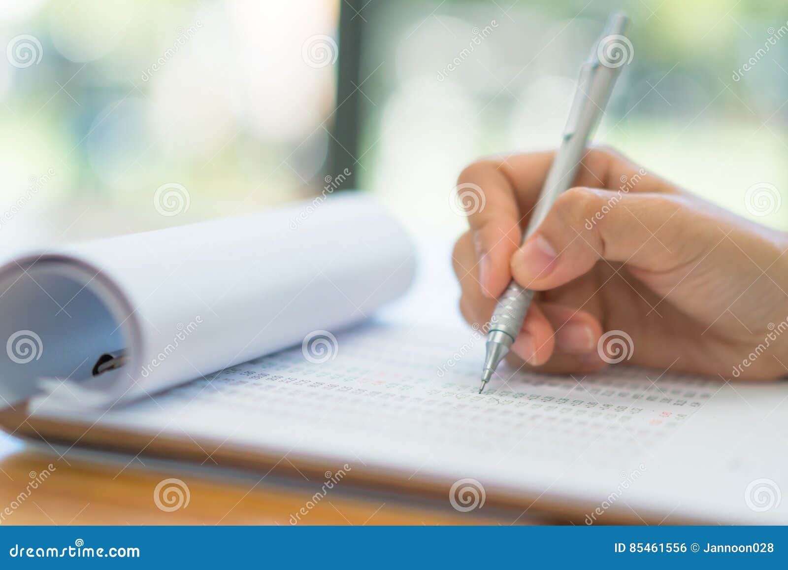 Hand Write on Various Financial Charts on the Table . Stock Photo ...