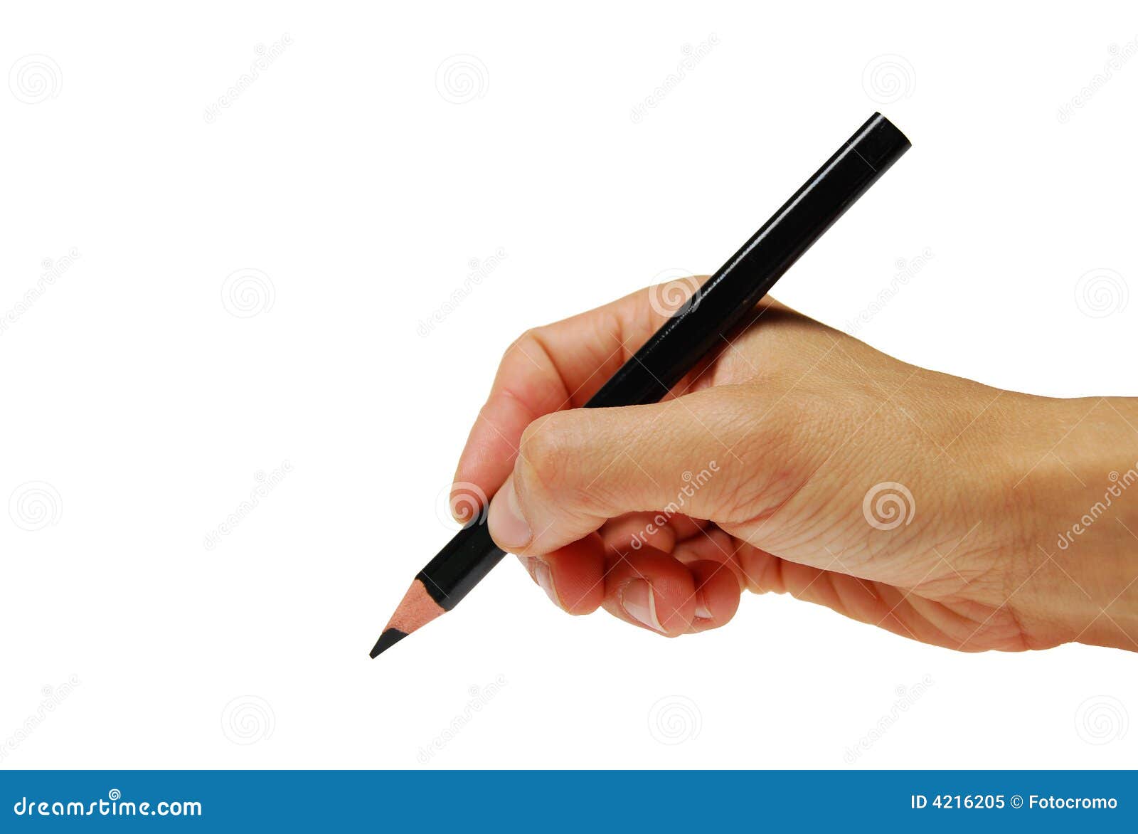 Hand writhing stock image. Image of concept, fingers, benefit - 4216205