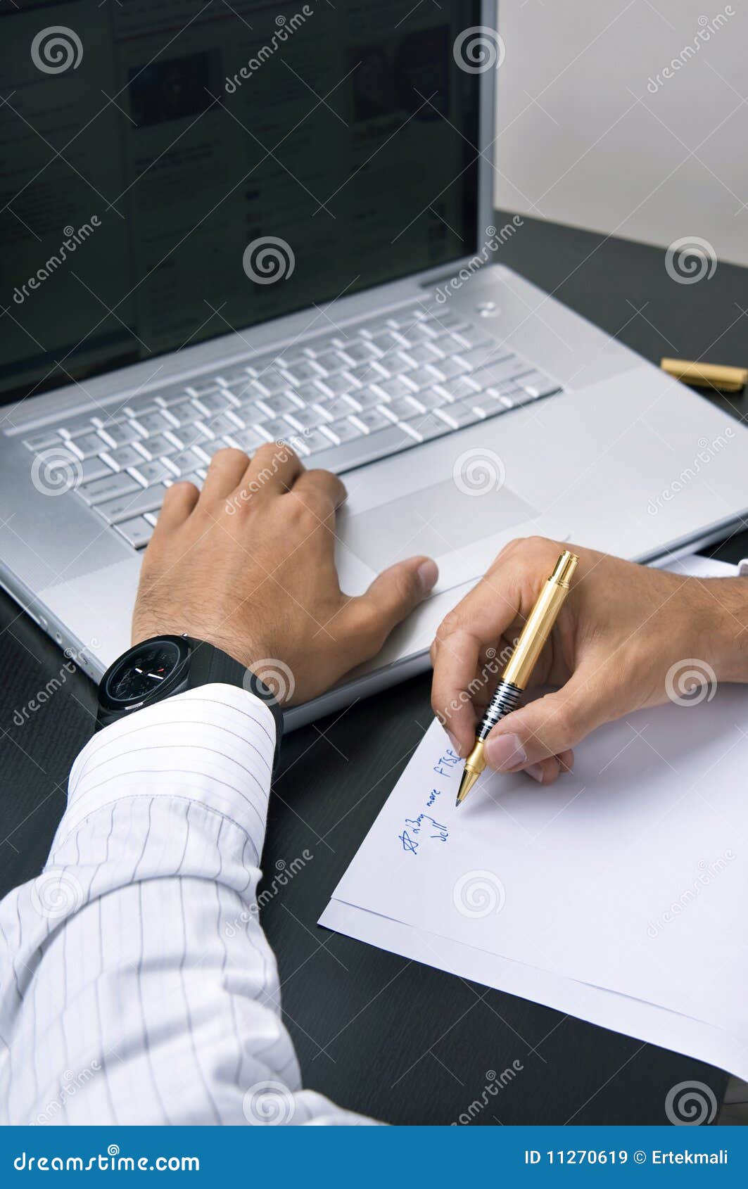 Hand Writing stock image. Image of vertical, technology - 11270619