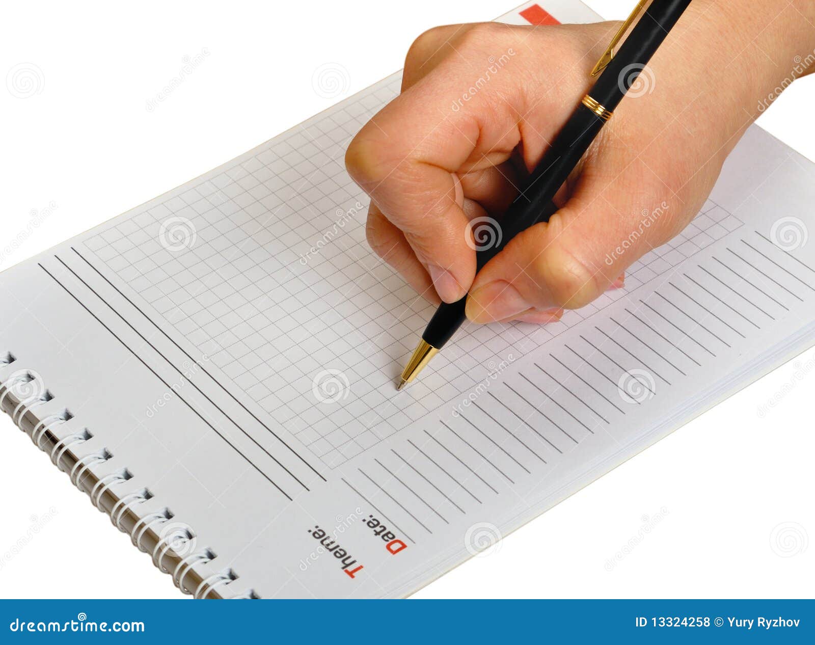 Hand Writing stock photo. Image of note, hand, blank - 13324258