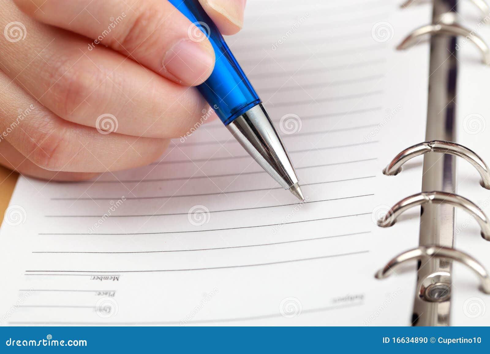 Hand writing stock photo. Image of hand, notes, financial - 16634890