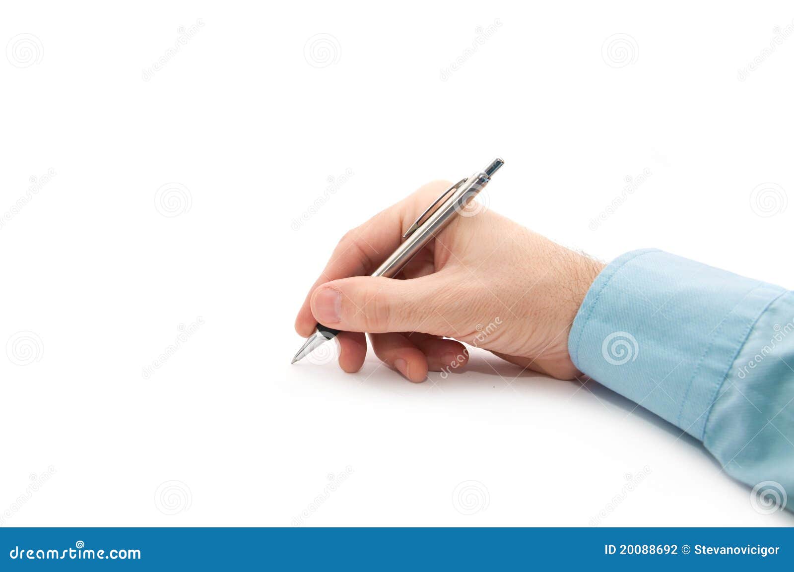 Hand writing stock photo. Image of white, businessman - 20088692
