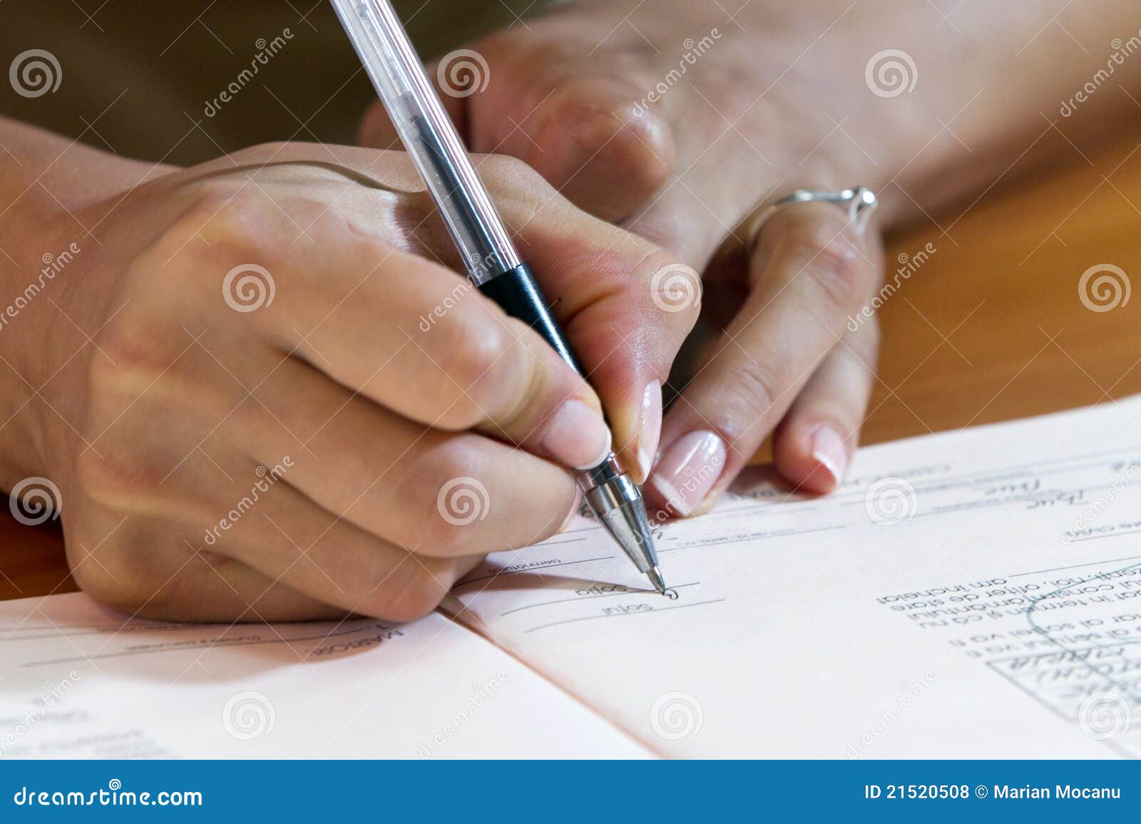 Hand Writing stock photo. Image of business, person, commerce - 21520508