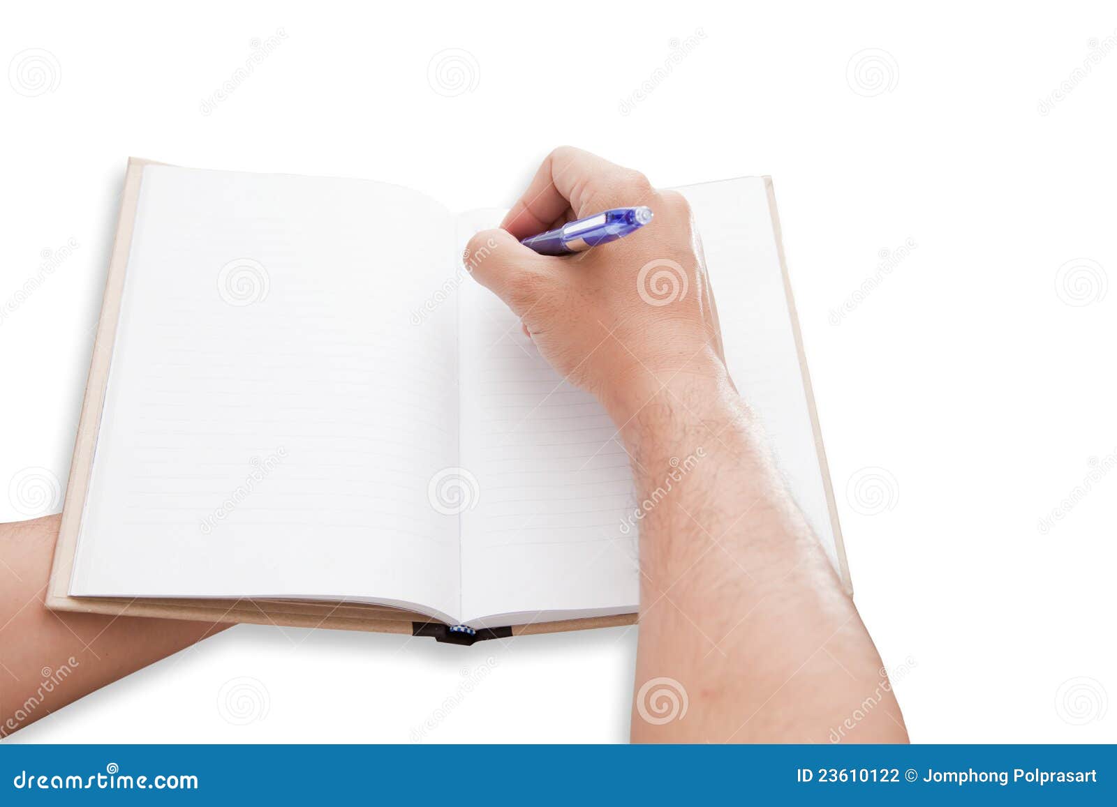 A hand is writing stock photo. Image of occupation, female - 23610122