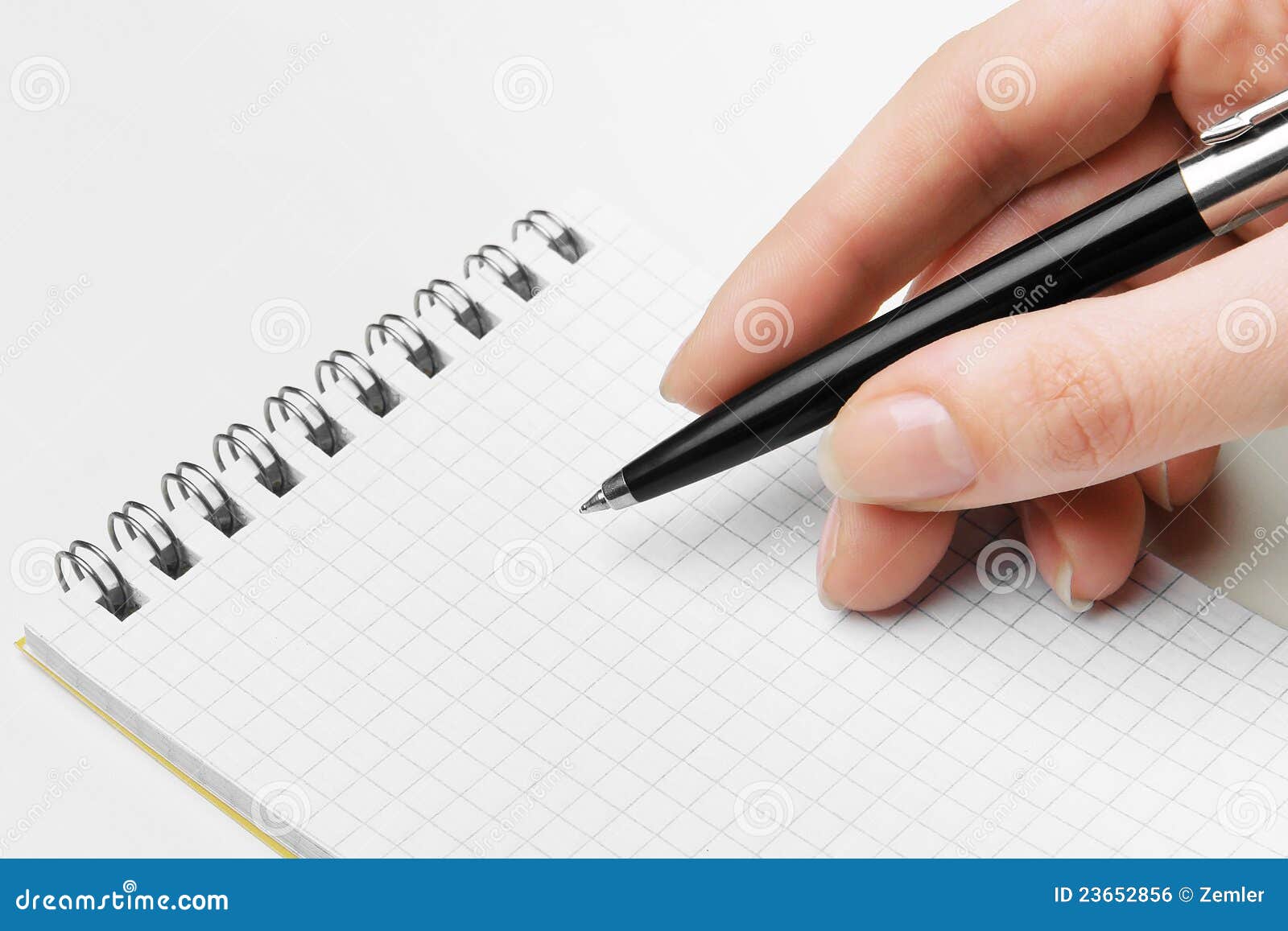 Hand writing stock photo. Image of notice, author, nails - 23652856
