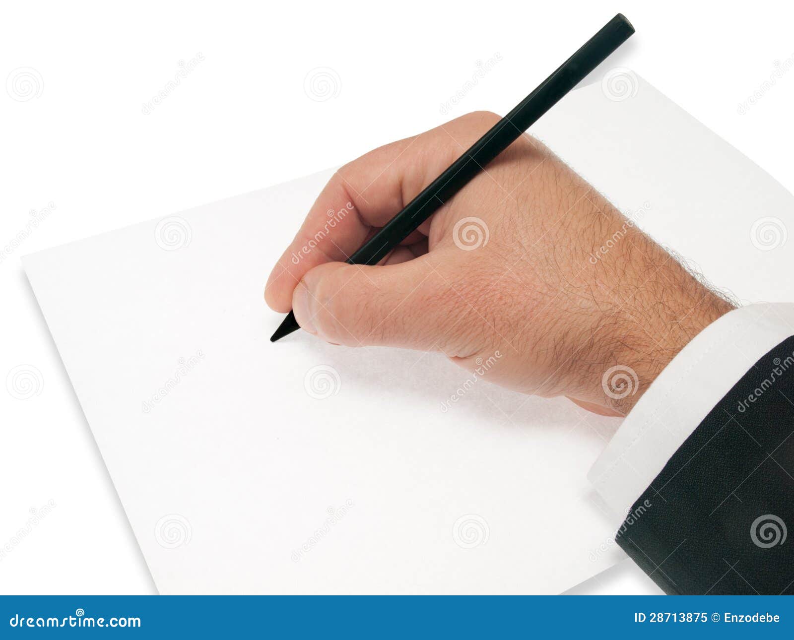 Hand writing stock image. Image of sheet, business, office - 28713875