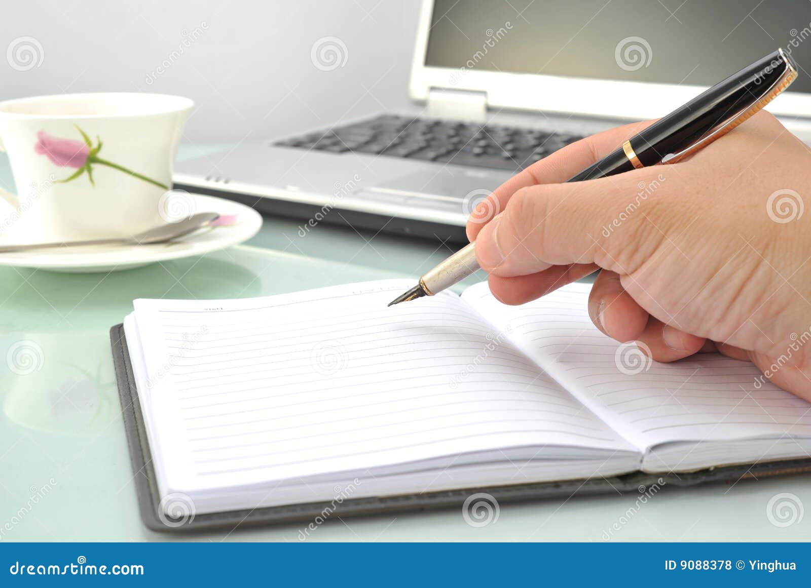 Hand writing stock photo. Image of communication, office - 9088378