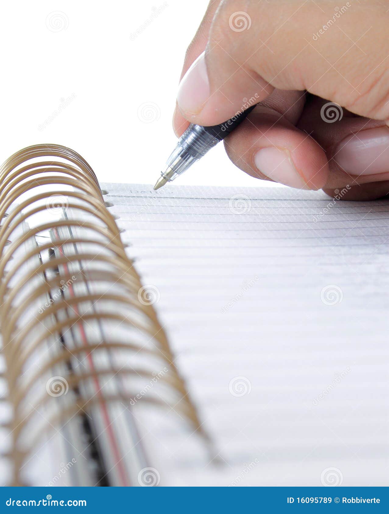 Hand writing on abook stock image. Image of journal, diary - 16095789