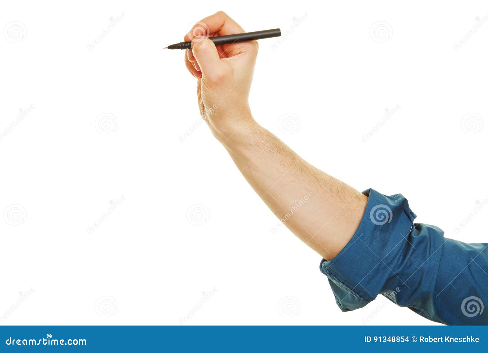 Hand Writing with Black Marker Stock Photo - Image of work, draft: 91348854