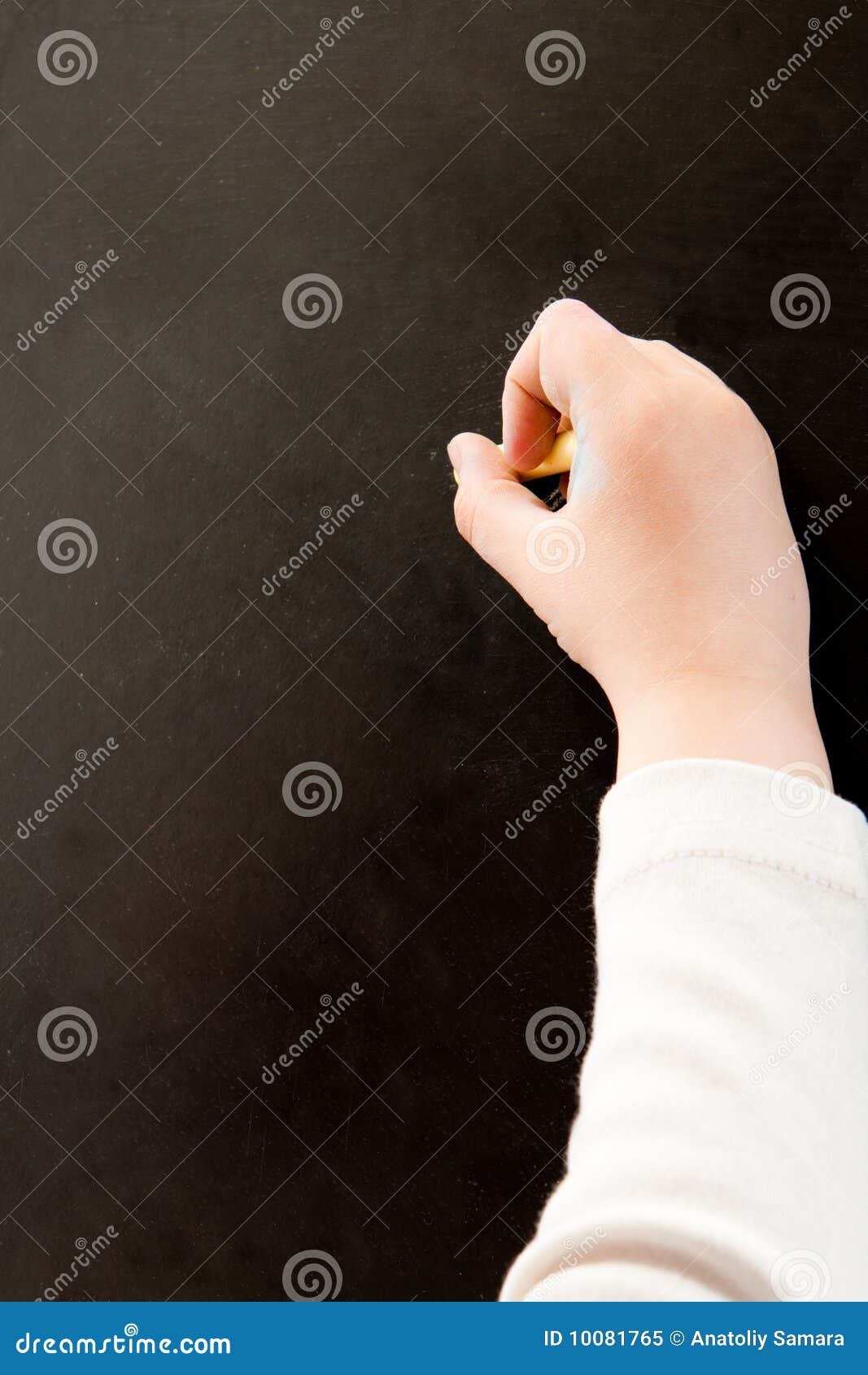 Hand Writing on a Blackboard Stock Image - Image of billboard, drawing ...