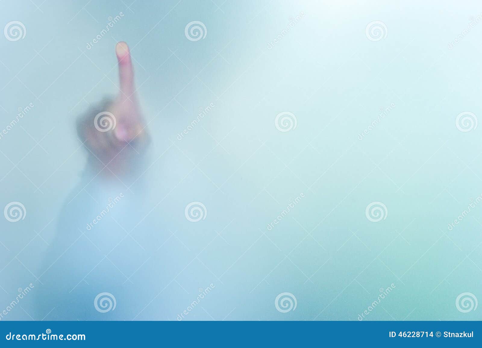 Hand Writing on Blurred Glass Wall, Abstract Background Stock Photo ...