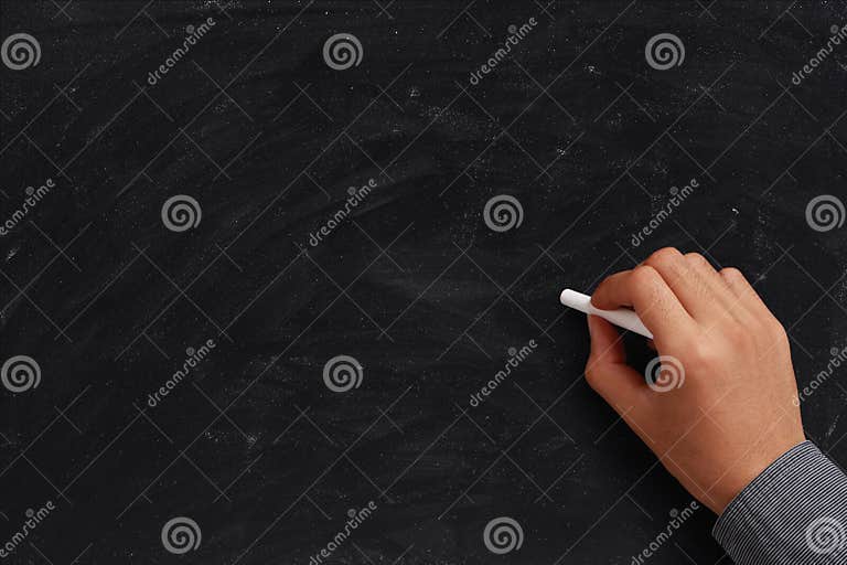 Hand writing on chalkboard stock image. Image of space - 46163705