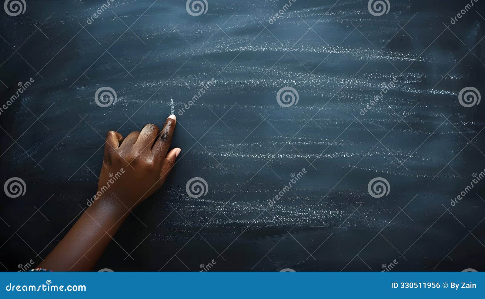 Hand Writing on Chalkboard with Chalk, Education and Teaching Concept ...