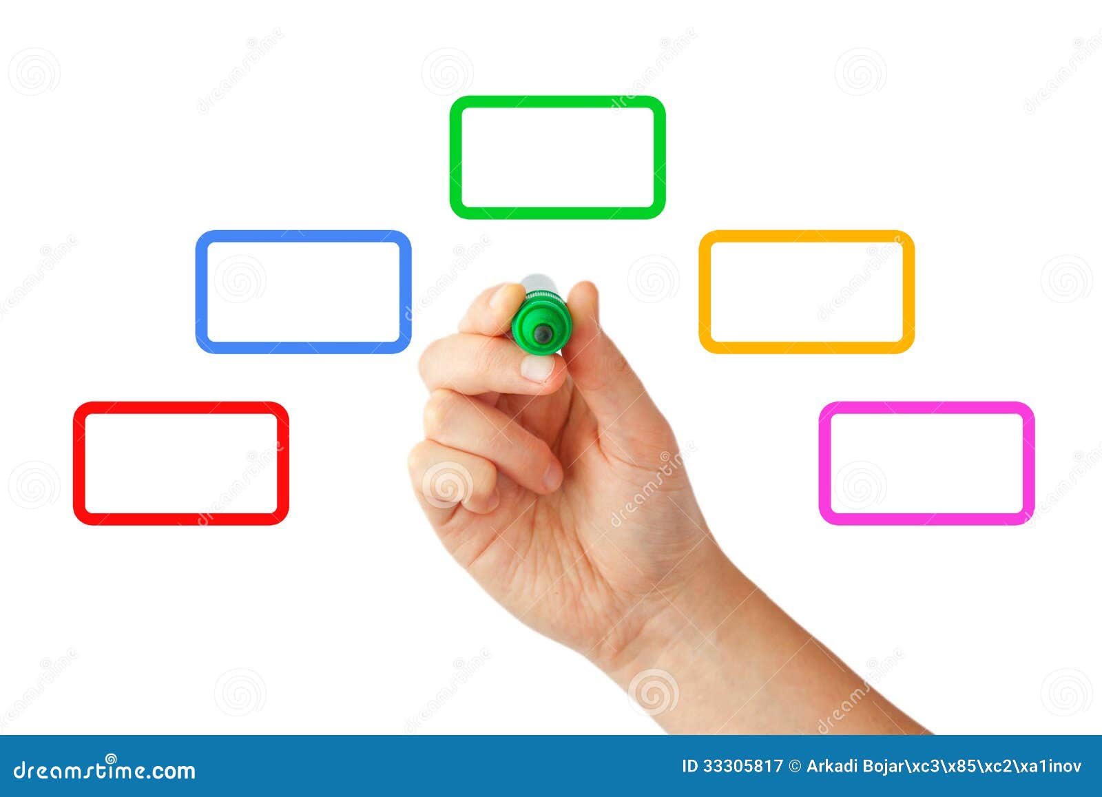 Hand writing color boxes stock image. Image of hierarchy - 33305817