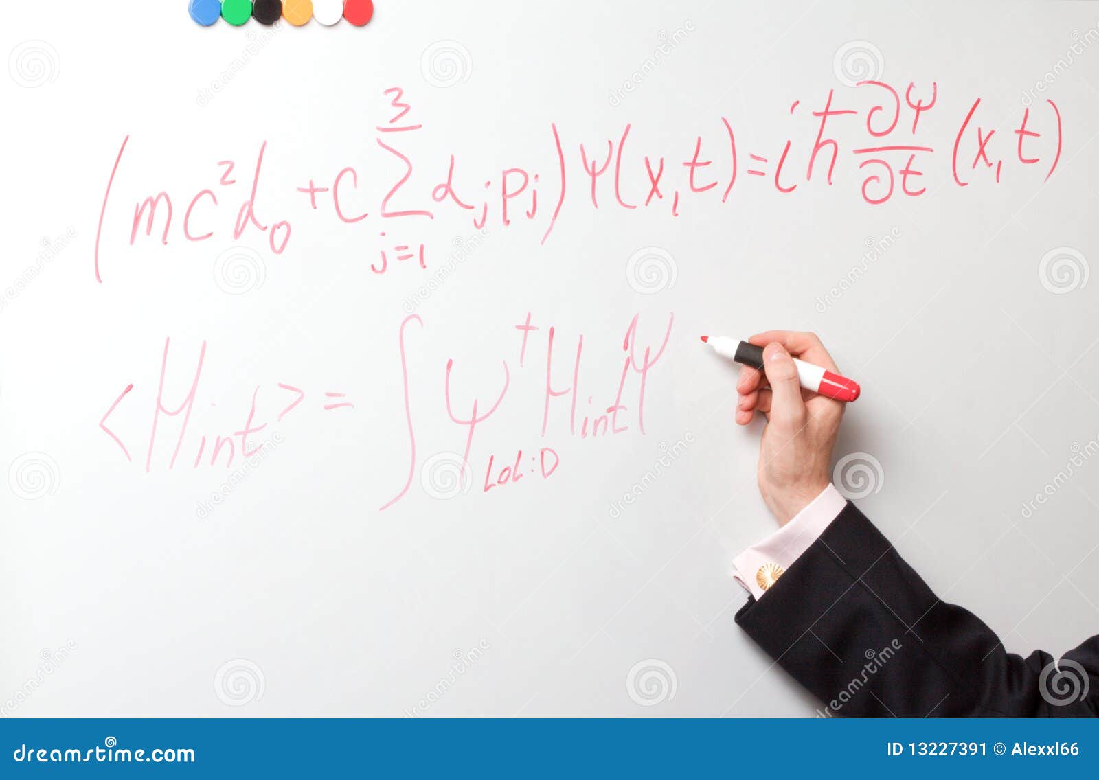 Hand writing formulas stock image. Image of teacher, symbol - 13227391